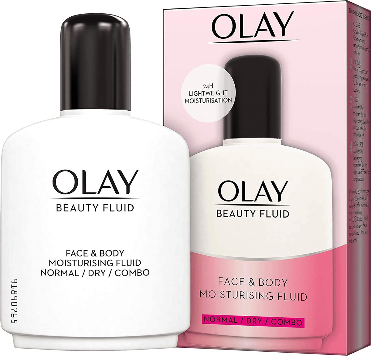 Olay Classic Beauty Fluid Face & Body Moisturizer Limited Edition - 10 ...